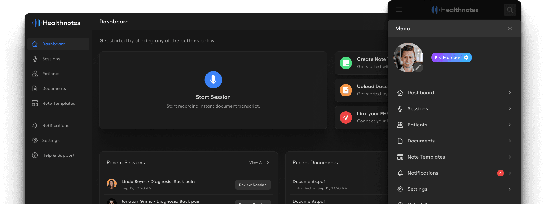Home - Healthnotes AI