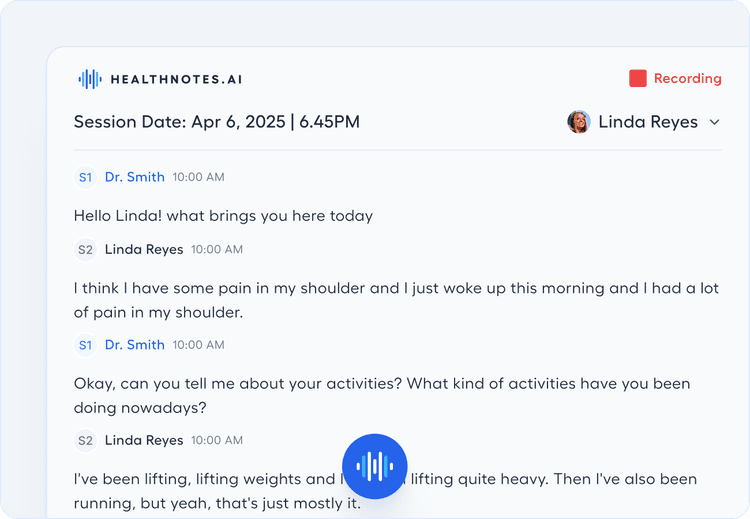 Home - Healthnotes AI